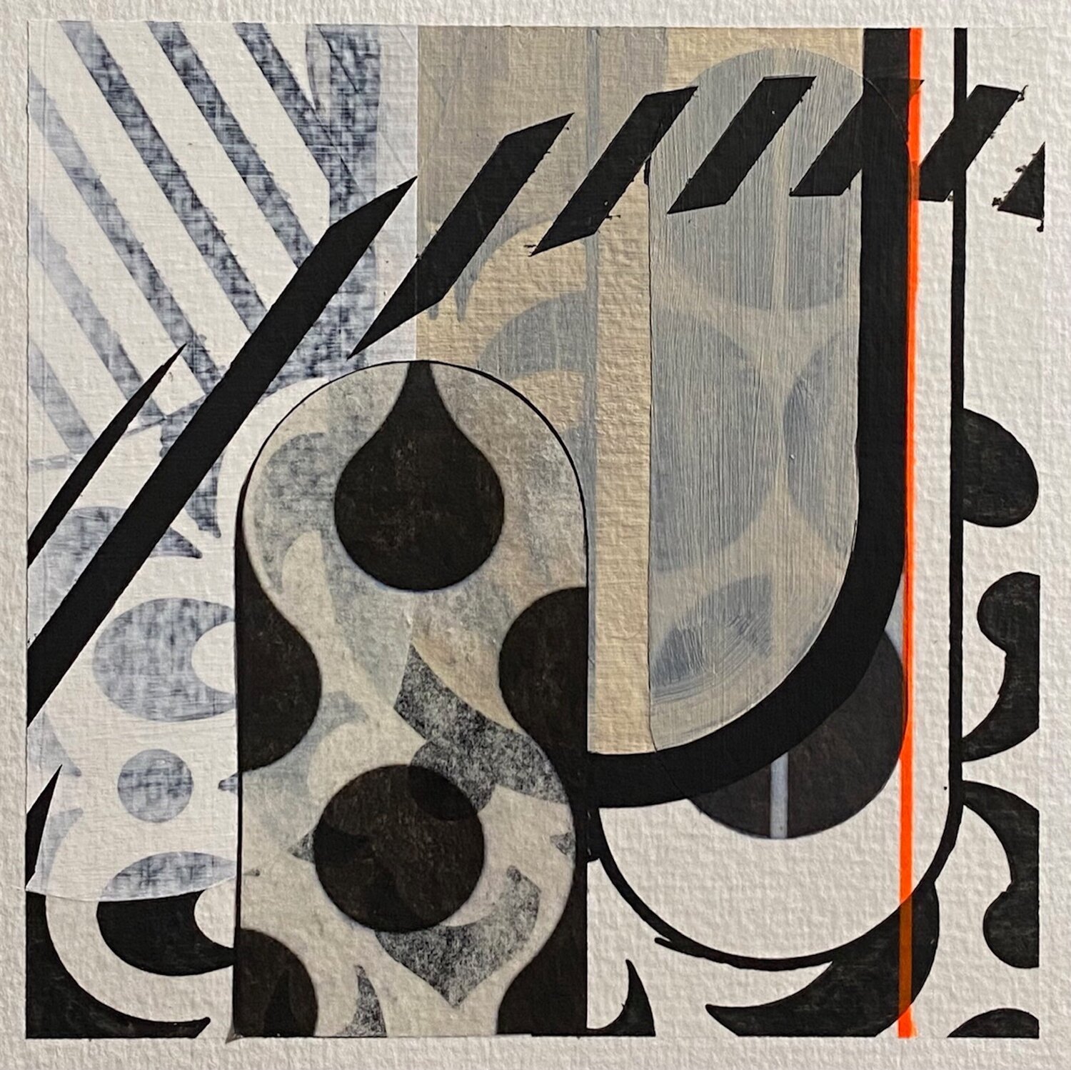 BLACK & WHITE 1 by Christelle RIFFET (Cehere) (2024) : Painting Acrylic ...