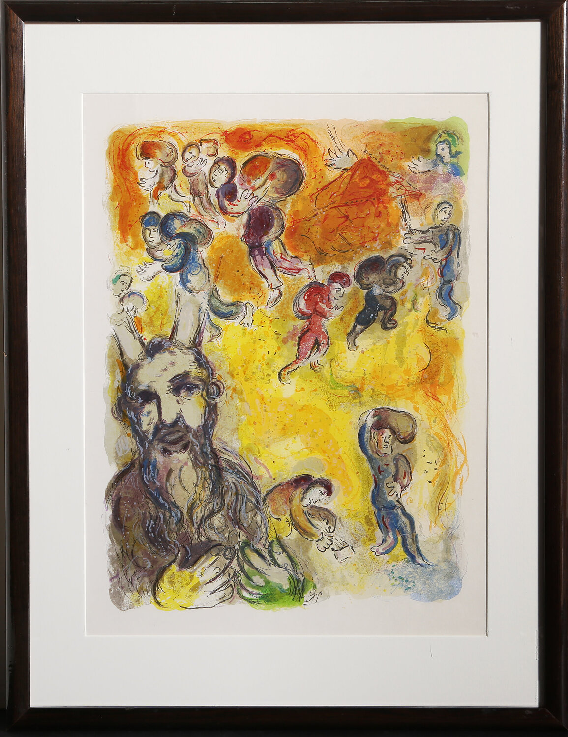 Exodus de Marc Chagall (N.D): Impresión Litografía - Singulart