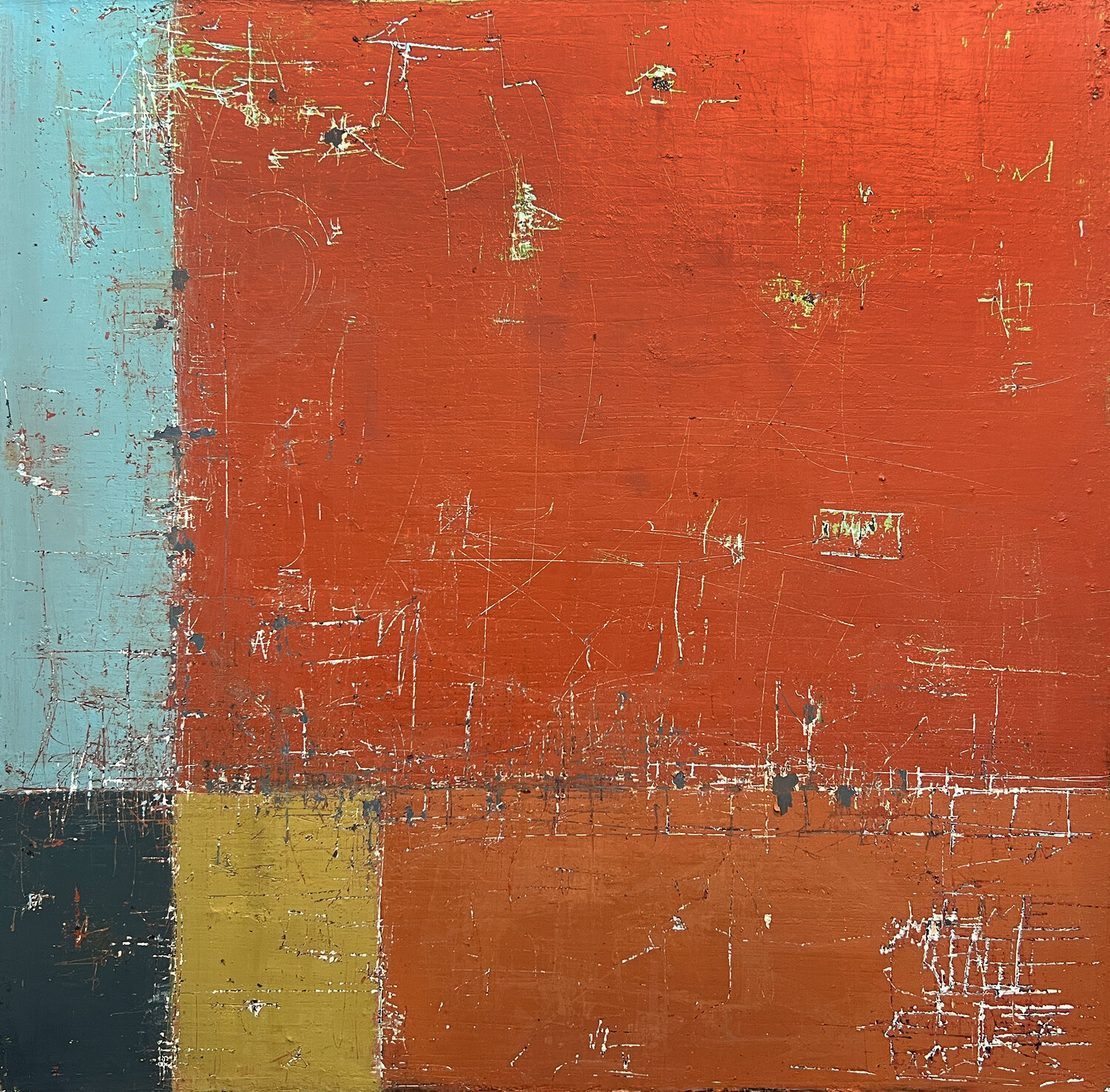 Memory Blocks von Robert Tillberg (2023): Malerei Acryl, Öl auf ...