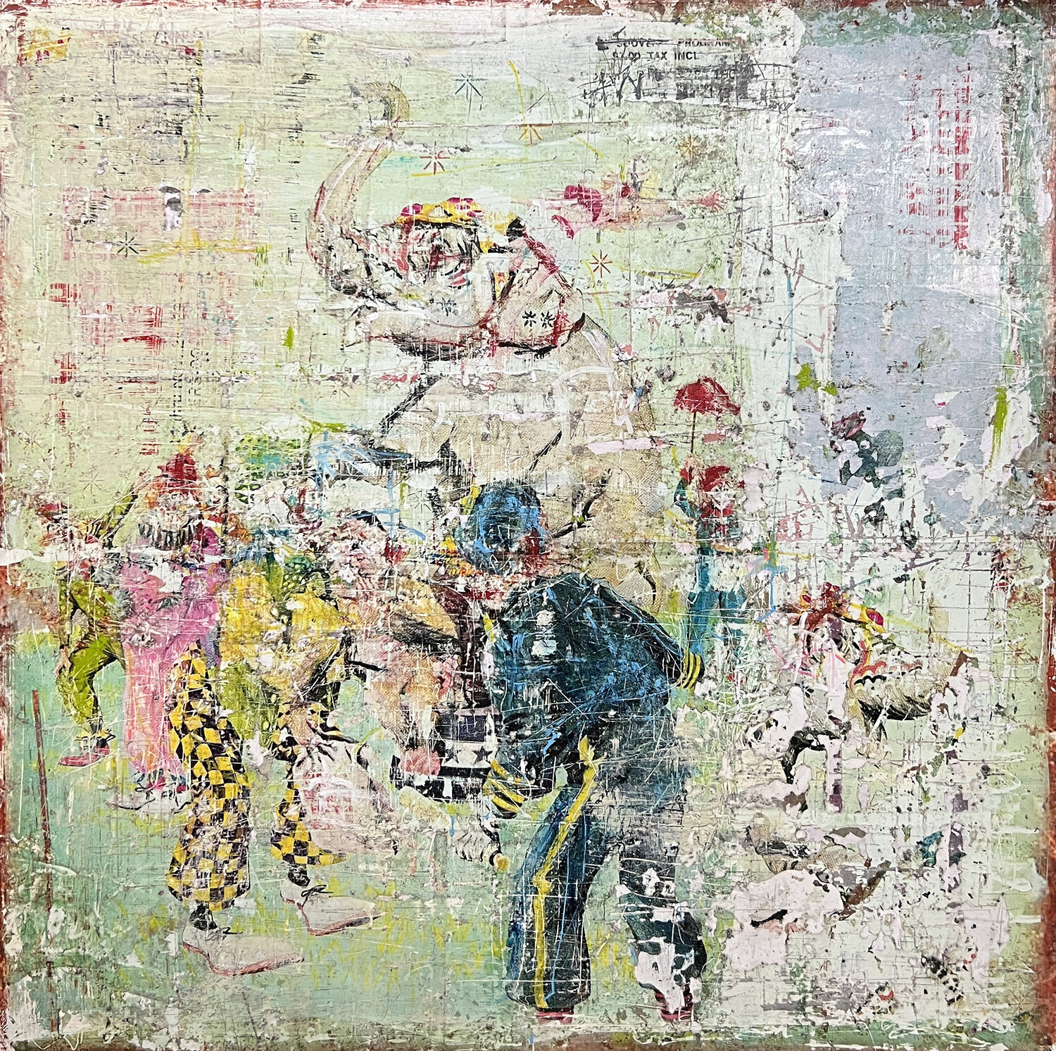 Panic At The Circus by Robert Tillberg (2024) : Painting Acrylic, Oil ...