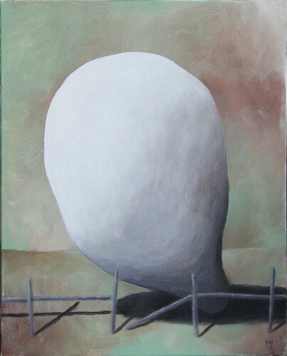 "The Edge of Glory" Contemporary Pastel Surrealist Landscape with ...