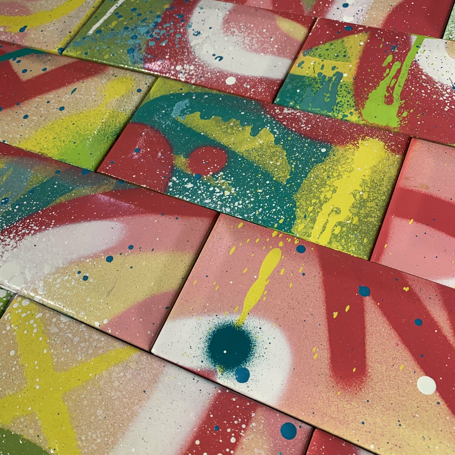 Red Disorder by . NASTY (2017) : Painting Spray Paint on Metal - Singulart