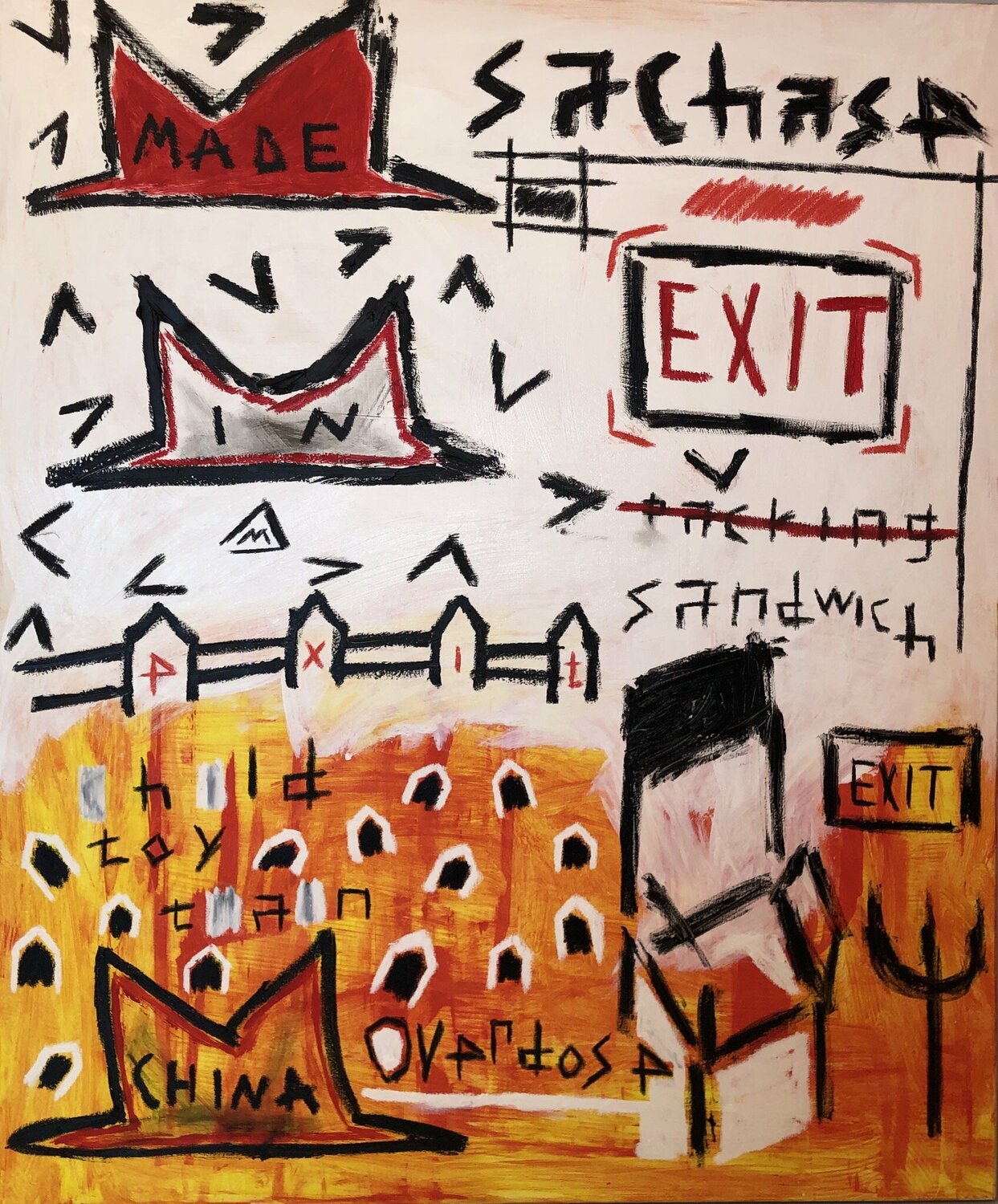 Overdose by Alex Manea (2018) : Painting Acrylic, Oil on Canvas - SINGULART