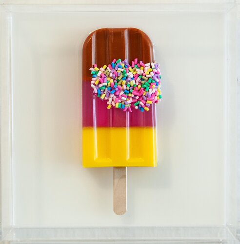 Eis am Stiel, pop art de michael pfannschmidt (2024): Pintura Acrílico ...