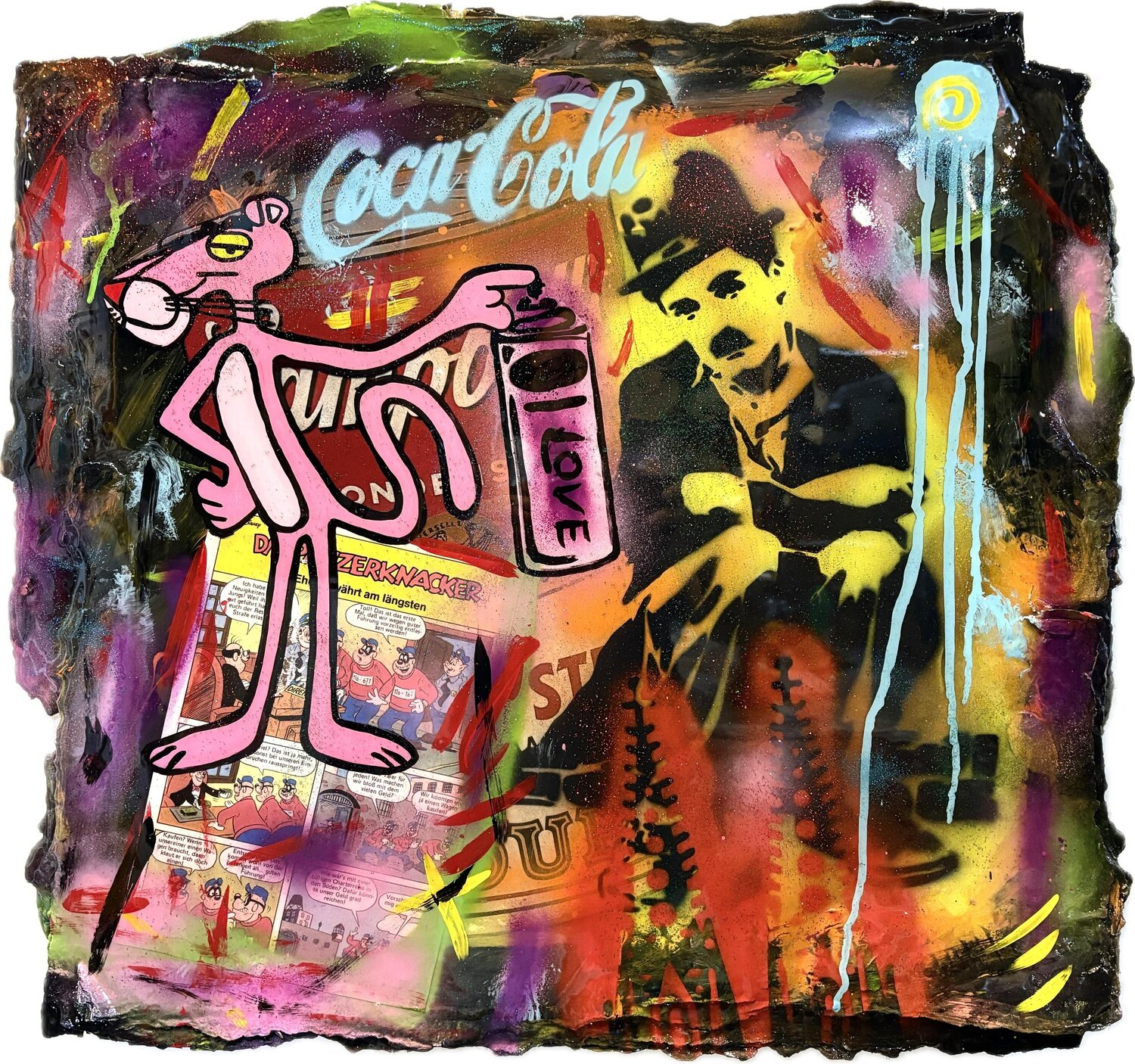 Ohne Titel, Street Art by michael pfannschmidt (2024) : Painting ...