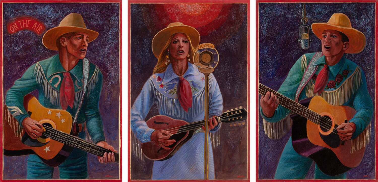 Country Band de Nora Othic (2025): Pintura Acrílico - Singulart