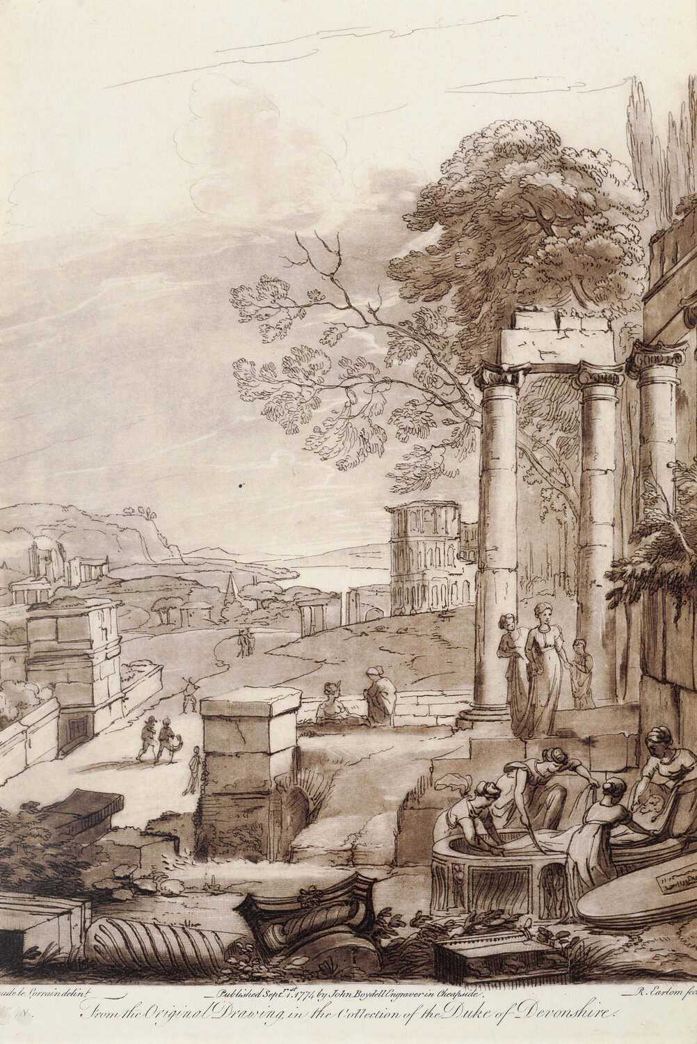 No. 48, From the Original Drawing in the Collection of the Duke of ...