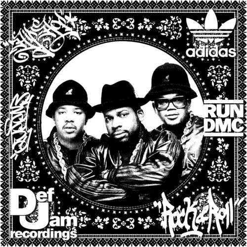RUN DMC (Black & White) (50 Years, Hip Hop, Rap, Iconic, Artist ...