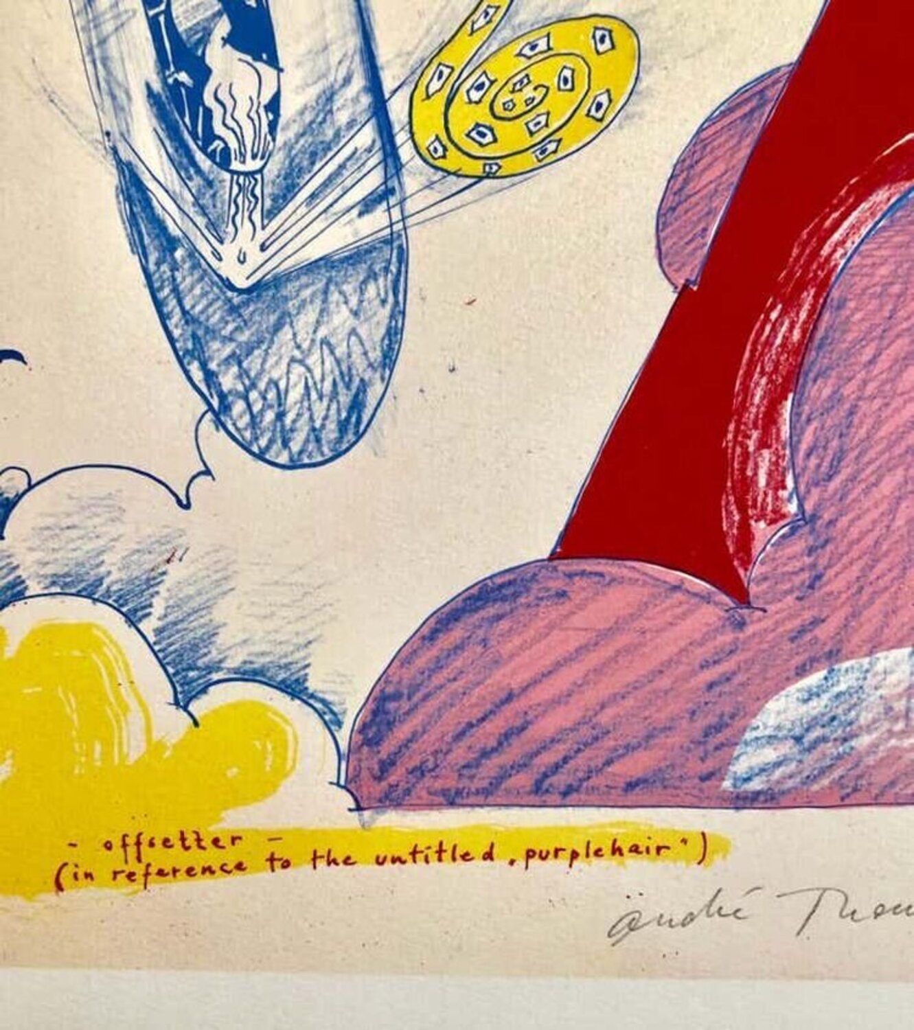 Offsetter by André Thomkins (1979) : Print Lithography - SINGULART