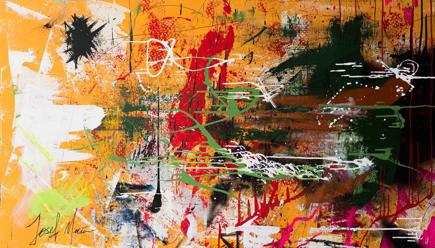 Creativity on Speed! by Josef Maier (2023) : Painting Acrylic, Oil on ...