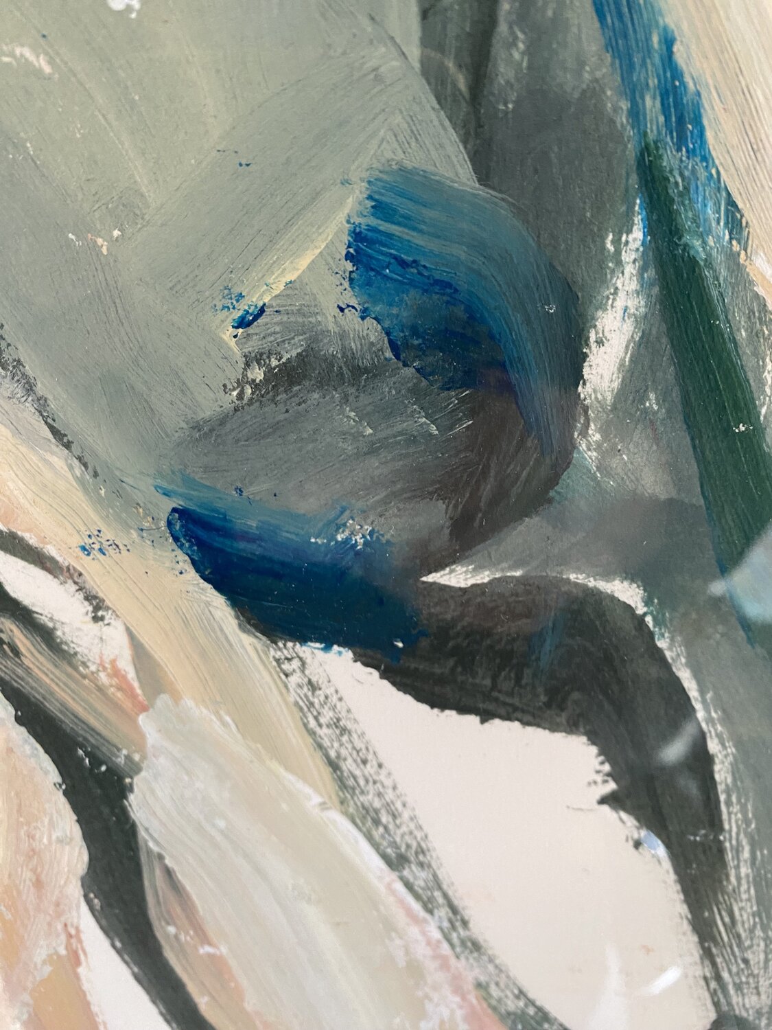 NAKED MAN LYING de Foke Stribos (2023) : Œuvre sur papier Acrylique sur ...