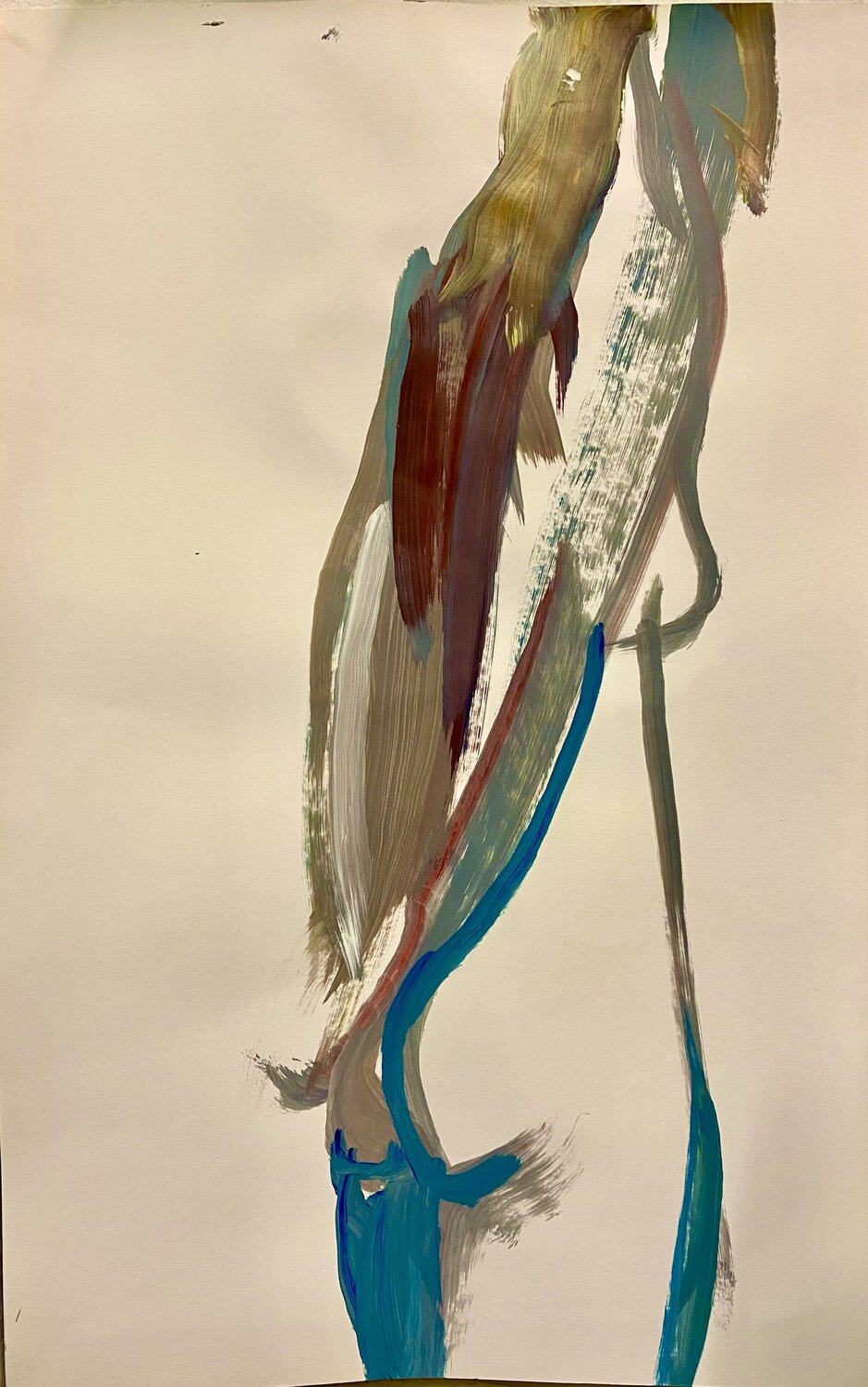 FEMALE NUDE by Foke Stribos (2024) : Work on Paper Acrylic on Paper ...