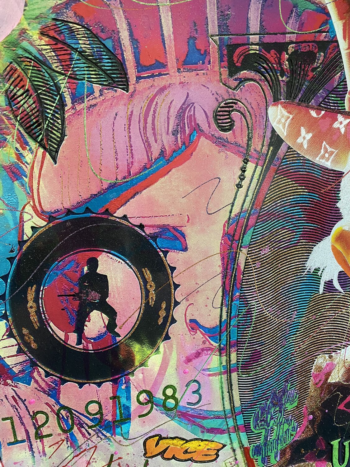 HARD WORK & SUCCESS von Frédéric Fernandez (2024): Malerei Acryl, Harz ...