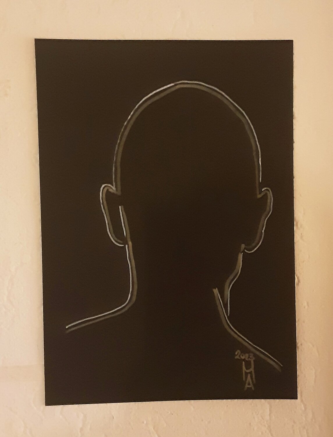 Auch ein Hinterkopf kann viel sagen.(fantasy Arbeit) Angelo Marzullo