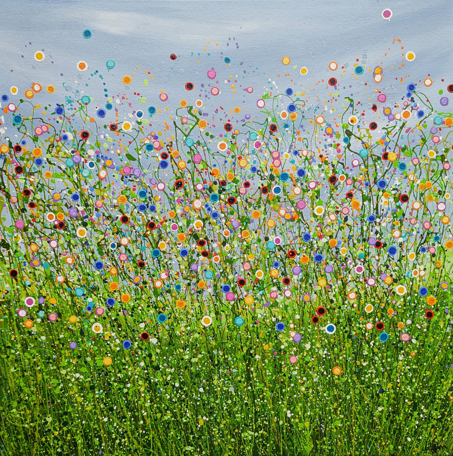 Chaotic Beauty by Lucy Moore (2024) : Painting Acrylic on Canvas - SINGULART