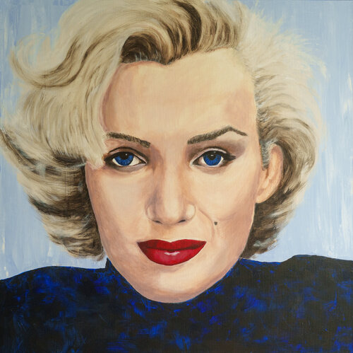 Marilyn Monroe by Stefanie Busche (2022) : Painting Acrylic on Canvas ...