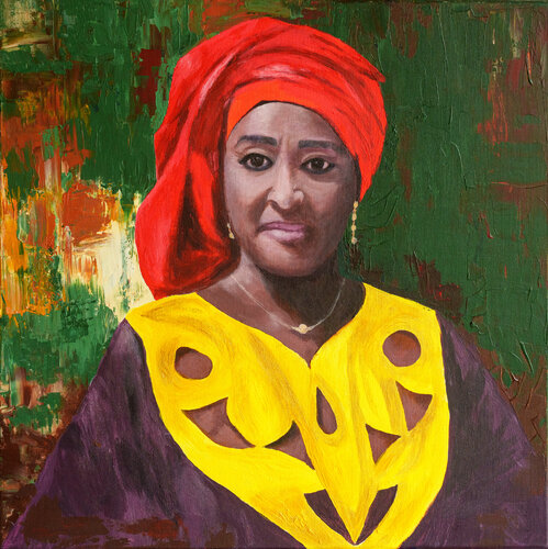 Pride and strength of Senegal by Stefanie Busche (2022) : Painting ...