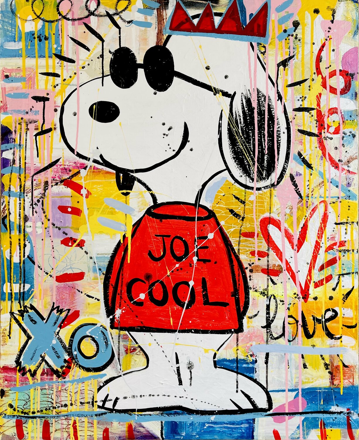 Snoopy the Prince by Mercedes Lagunas (2022) : Painting Acrylic ...