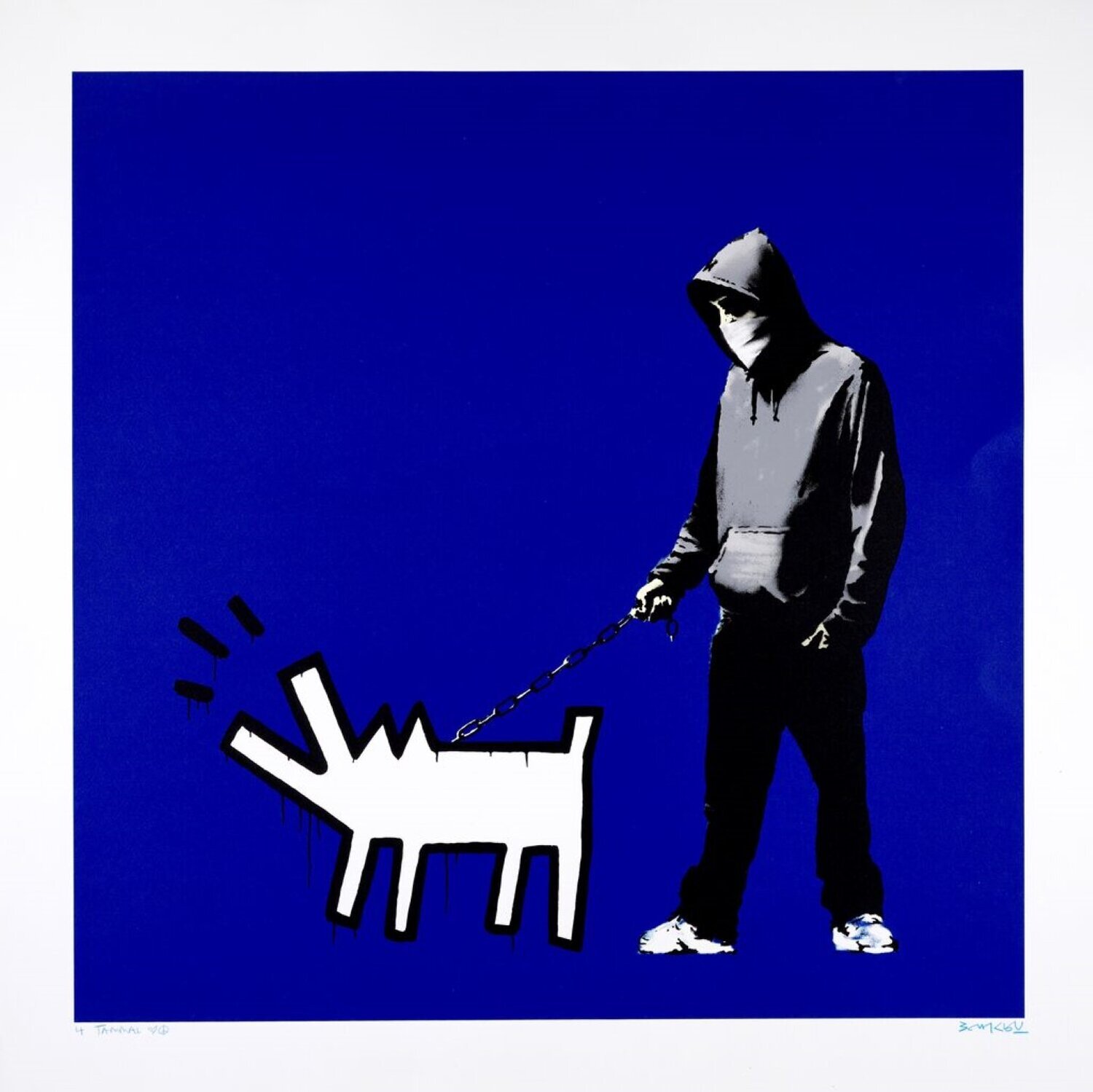 Choose Your Weapon (Dark Blue) by Banksy (2010) : Print Screen Printing ...