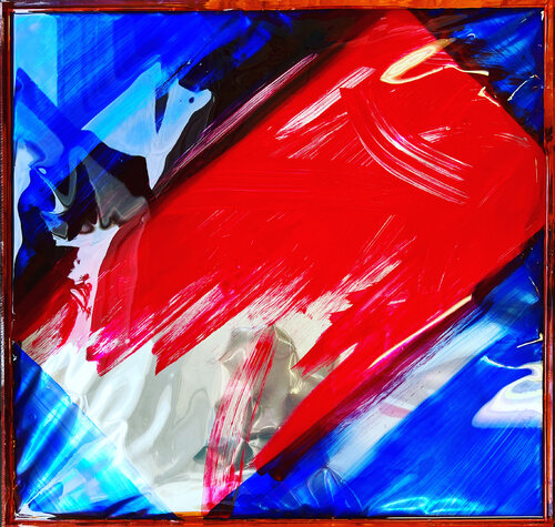 Retrofuturefeel I by Ruby-Jane Fu (2022) : Painting Acrylic, Oil on ...