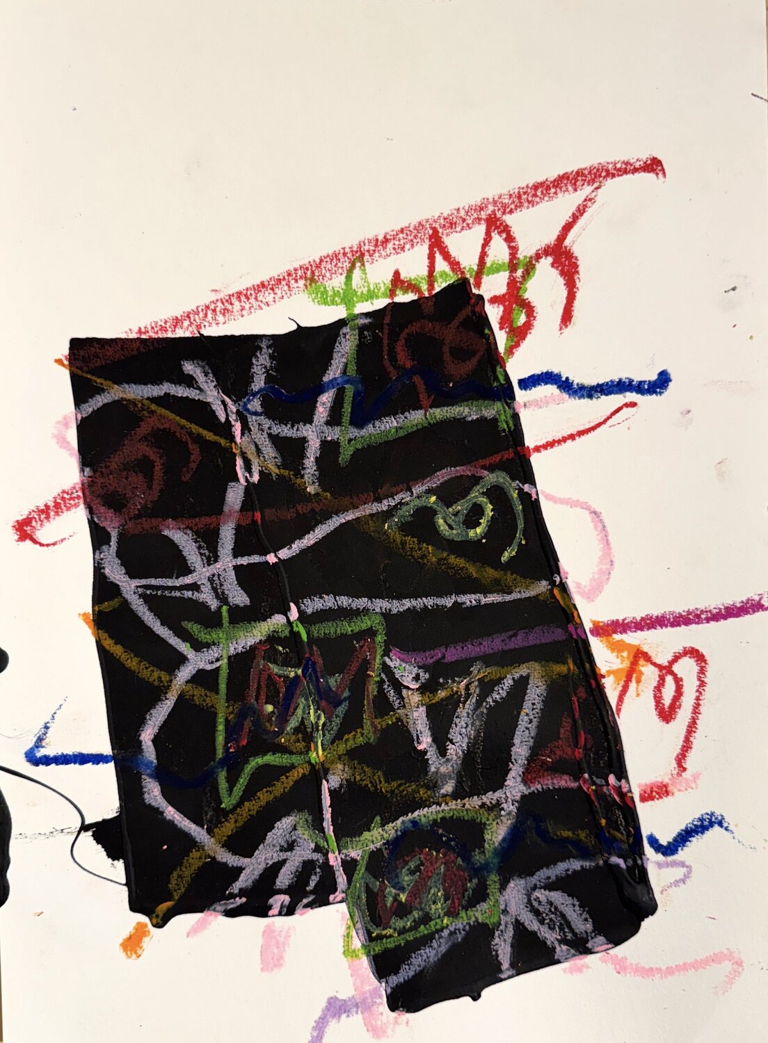 Calligraphy black/matt 3 by David Utzon (2024) : Painting Acrylic, Oil ...