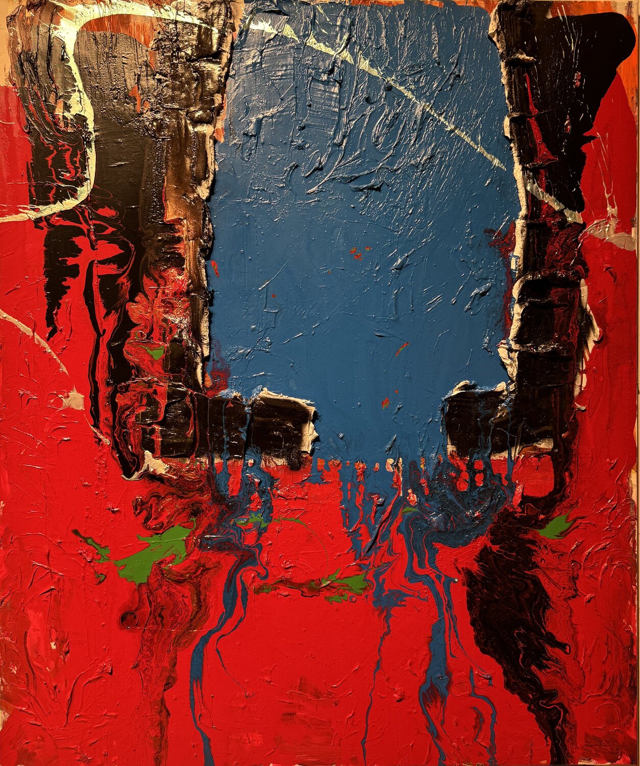 Windows 2 by David Utzon (2026) : Painting Acrylic, Enamel on Canvas ...