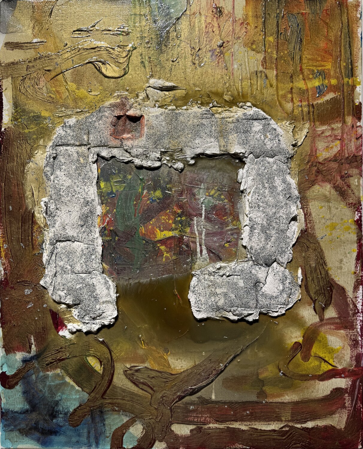 Windows 3 von David Utzon (2026): Malerei Acryl, Emaille auf Leinwand ...