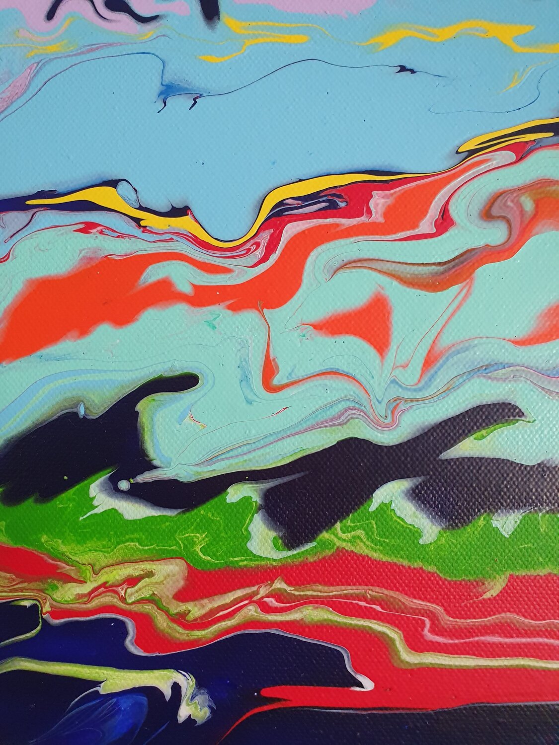 Wild Extacy by Karnish Art (2022) : Painting Acrylic, Oil on Canvas ...