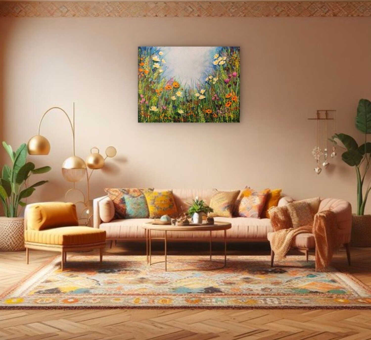 ENCHANTED - In the flower fields of Dreams by Karnish Art (2023 ...