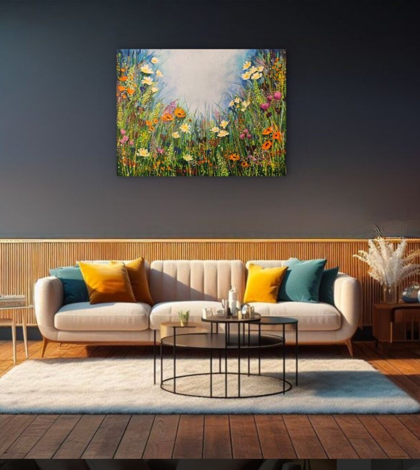 ENCHANTED - In the flower fields of Dreams by Karnish Art (2023 ...