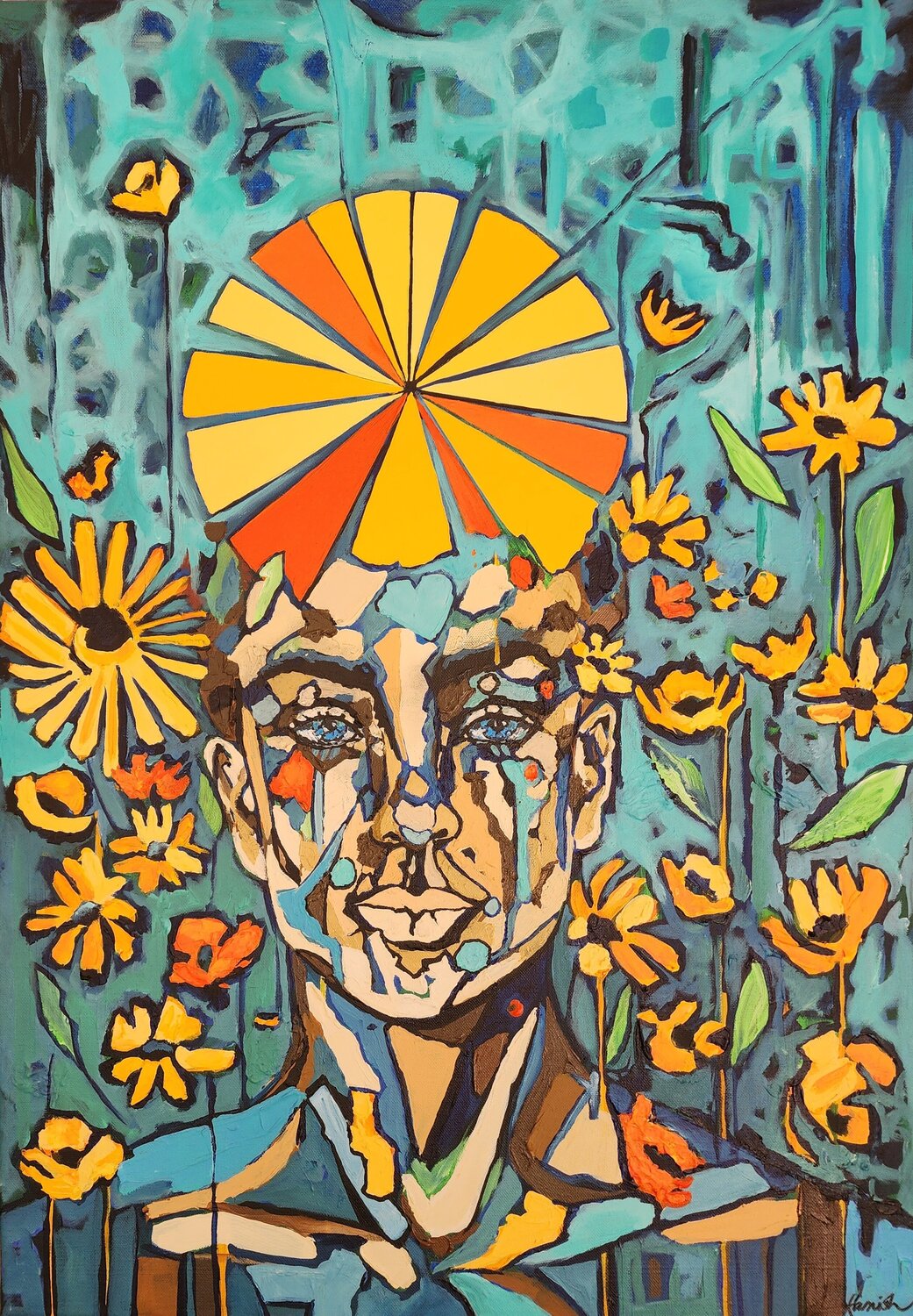 Found You in Paradise by Karnish Art (2022) : Painting Acrylic on ...