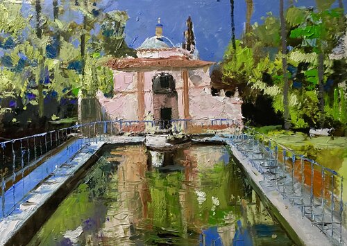 Estanque del León, Alcázar de Sevilla by Benjamín Castillo Barragán ...