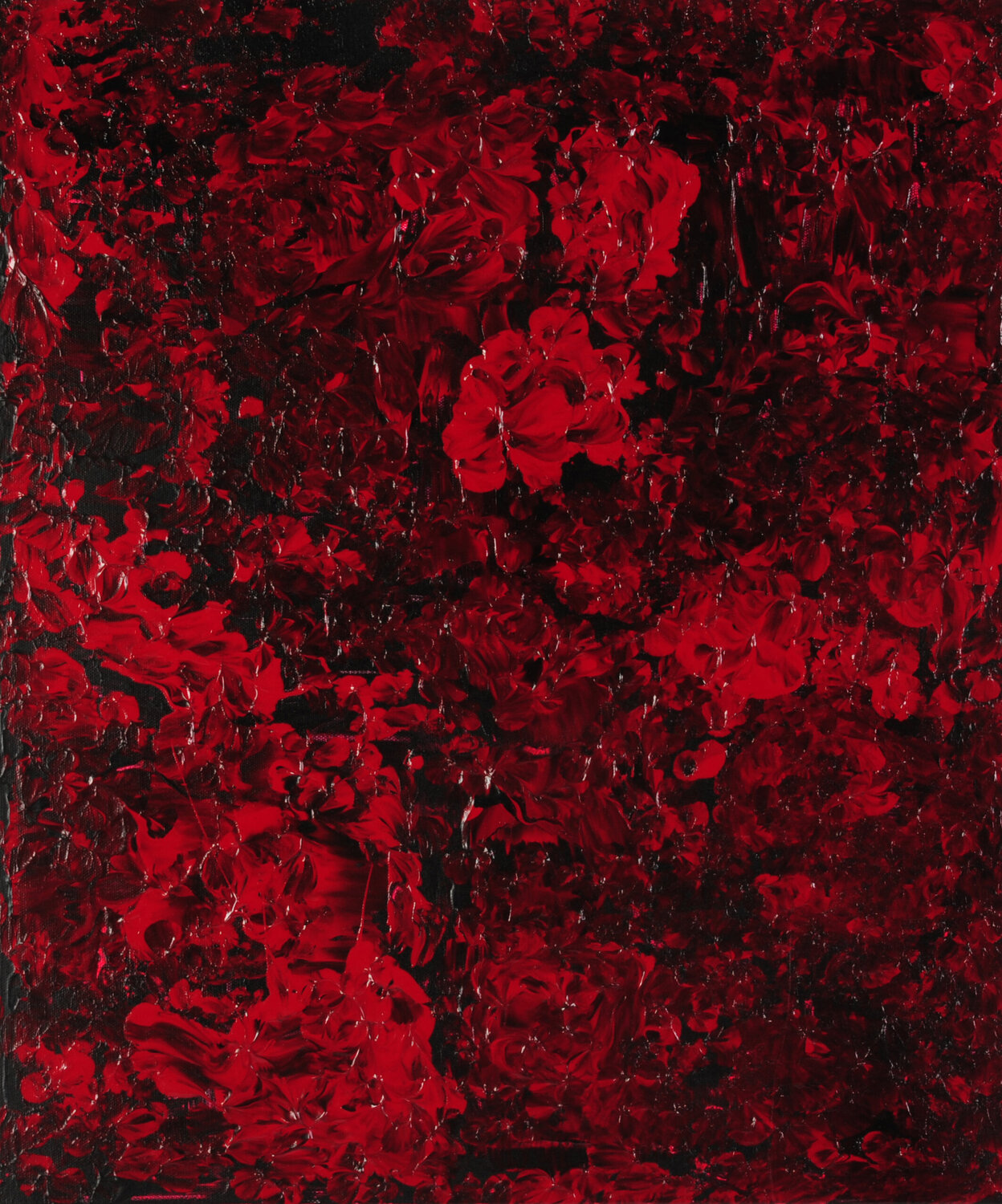 Flamenco Roses by Isabelle Cannas (2020) : Painting Acrylic on Canvas ...