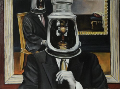 The art connoisseur by Brigitte Peters (2007) : Painting Oil on Canvas ...