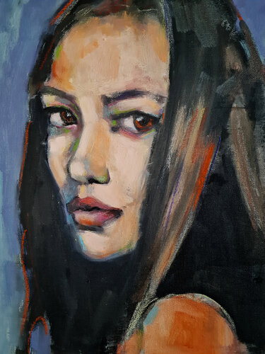 identities 10-28-19 by Thomas Donaldson (2019) : Painting Oil, Oil ...