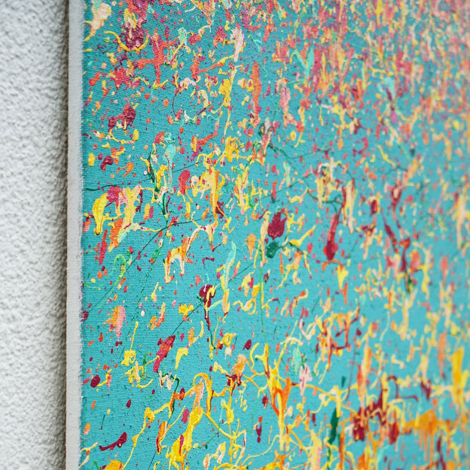 Claim 153 - Pop Stil auf Blau by Mark Hellbusch (2022) : Painting ...