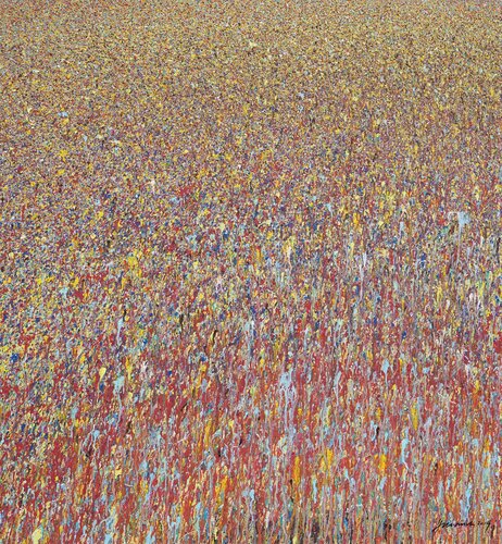 Claim 1 - experimentelle Malerei auf Leinwand by Mark Hellbusch (2019 ...