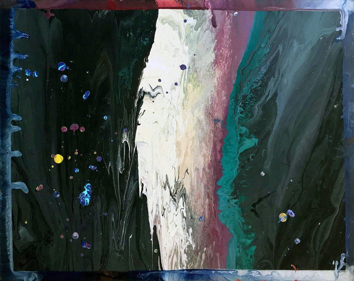 FALLING THROUGH THE GORGE de Michael Whipple (1991) : Peinture Objets ...