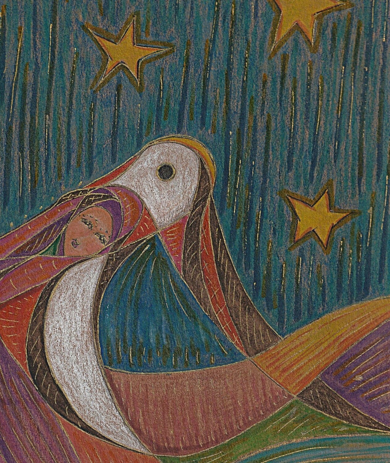 Thumbelina. Solace. de Ewa Dura (2025) : Dessin Stylo, Feutre sur ...