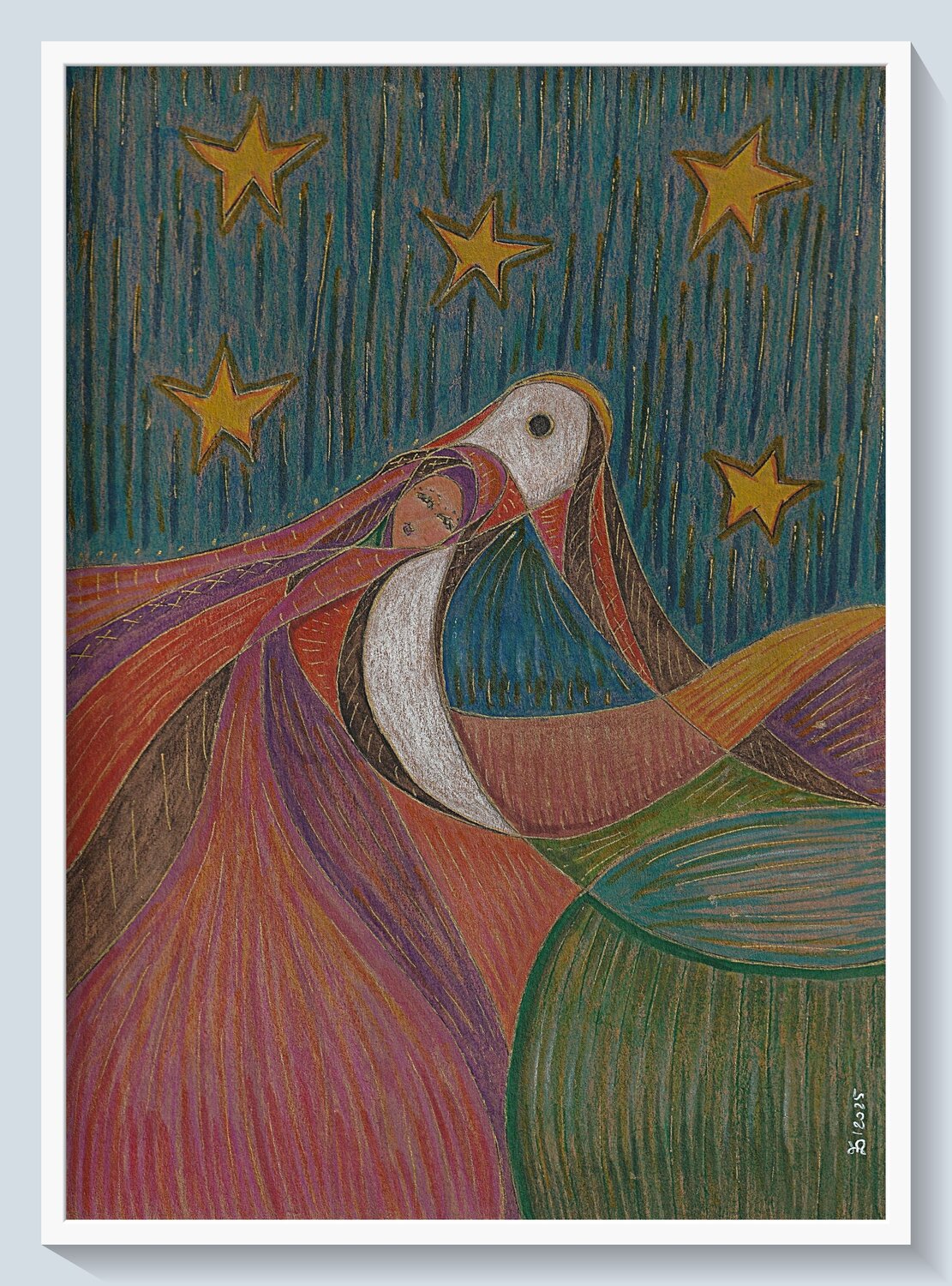 Thumbelina. Solace. de Ewa Dura (2025) : Dessin Stylo, Feutre sur ...