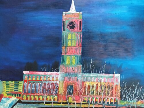 Das (Rote) Rathaus in Berlin by Iris Hillmeister-Becker (2012 ...