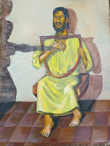 Jesus kommt wieder de Iris Hillmeister-Becker (2014): Pintura Óleo en ...