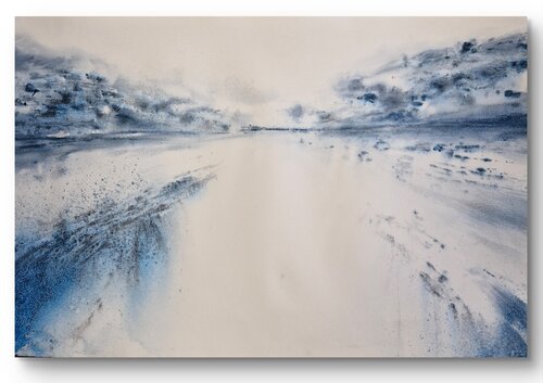 HIELOS III by Montse Gil (2024) : Painting Watercolor on Paper - Singulart