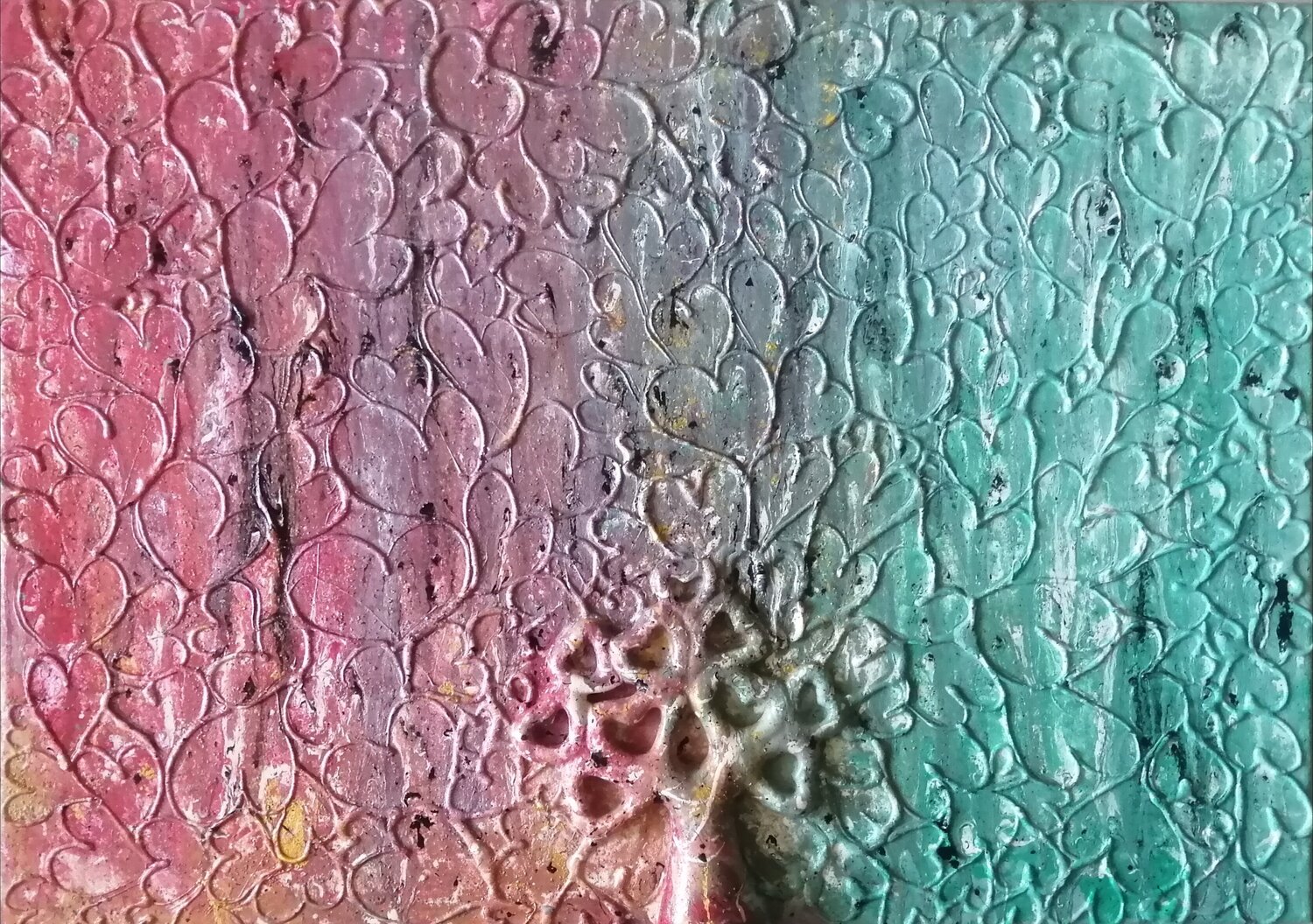 IMPATTO by francesca arces (2022) : Painting Acrylic, Chalk on Canvas ...