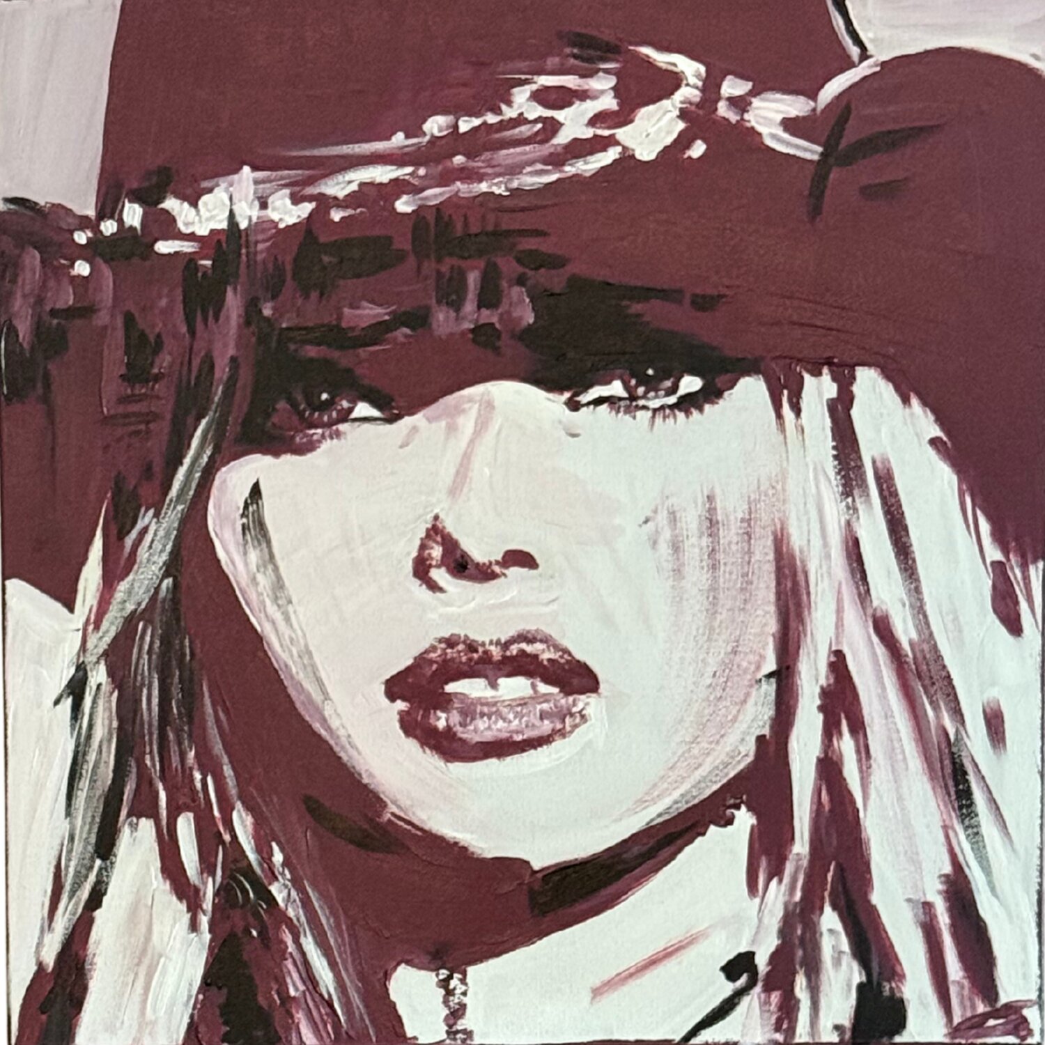 PURPLE POWER RIDE by Claudia Sauter (2024) : Painting Acrylic on Canvas ...