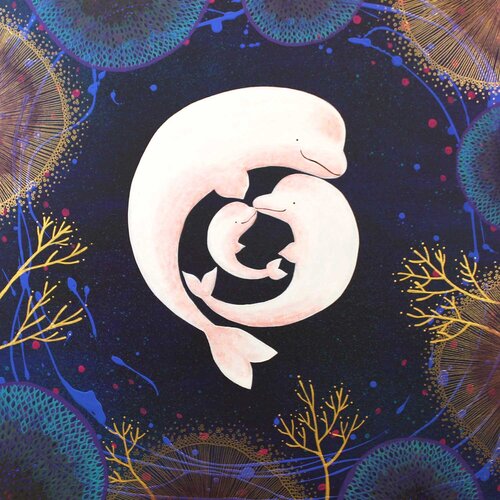 Great Birth NO.003 by Byeol Muffin (2022) : Painting Acrylic on Canvas ...