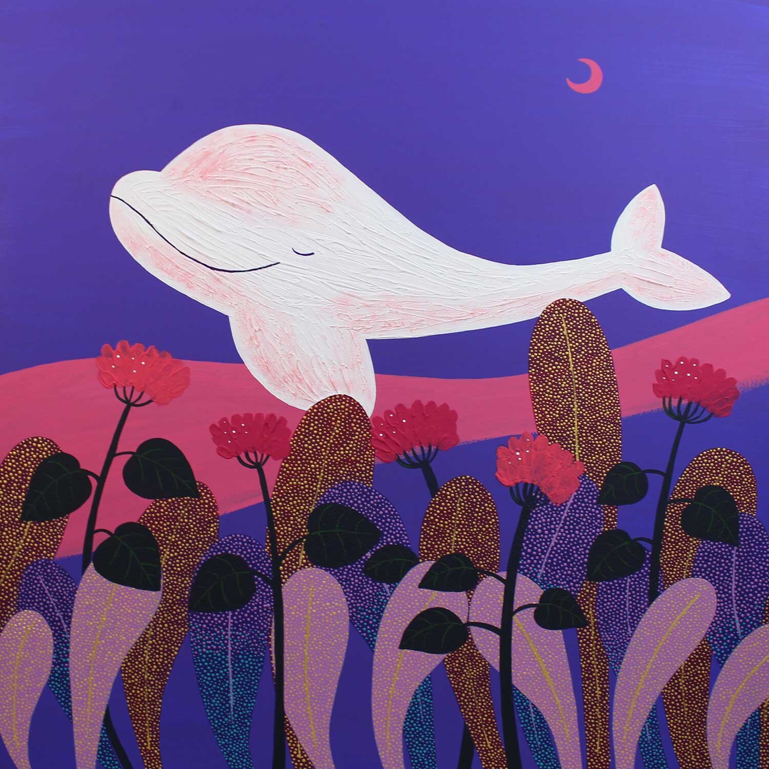 pink healing by Byeol Muffin (2022) : Painting Acrylic on Canvas ...