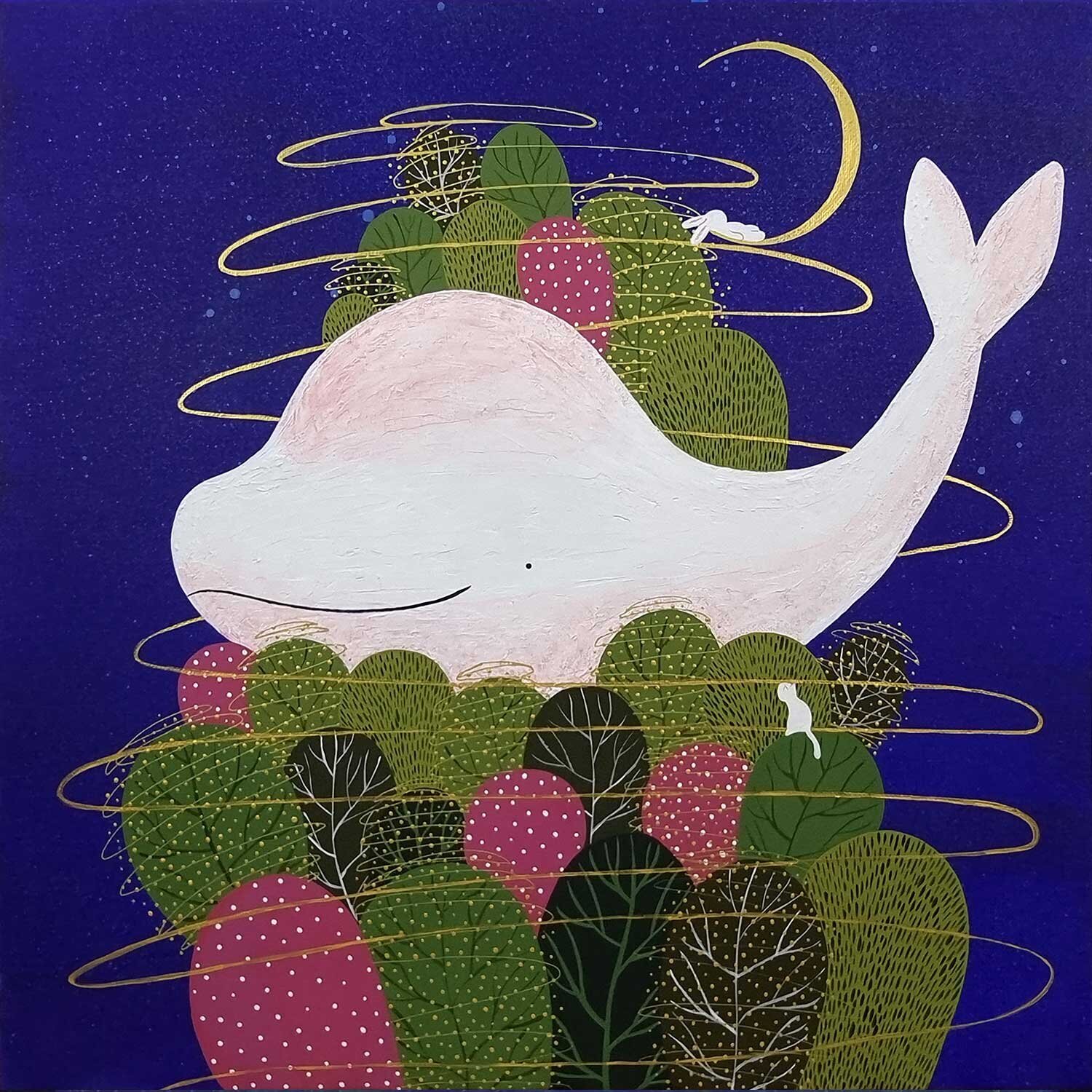 Beriruga Forest Park no.003 by Byeol Muffin (2022) : Painting Acrylic ...