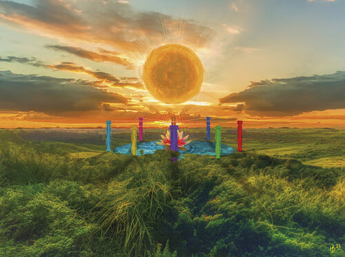 Der achte Tag by Hans Batschauer (2023) : Digital Digital on Metal ...