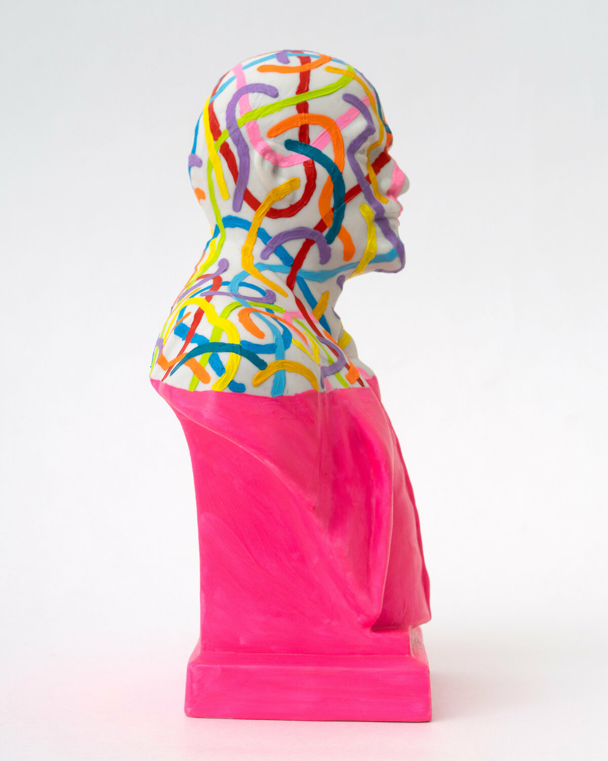 Half-pink Lenin by Oleksandr Balbyshev (2021) : Sculpture Terracotta ...